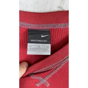 Nike | Shorts | Nike Sphere Dry Shirt Mens Medium Red Short Sleeve ...